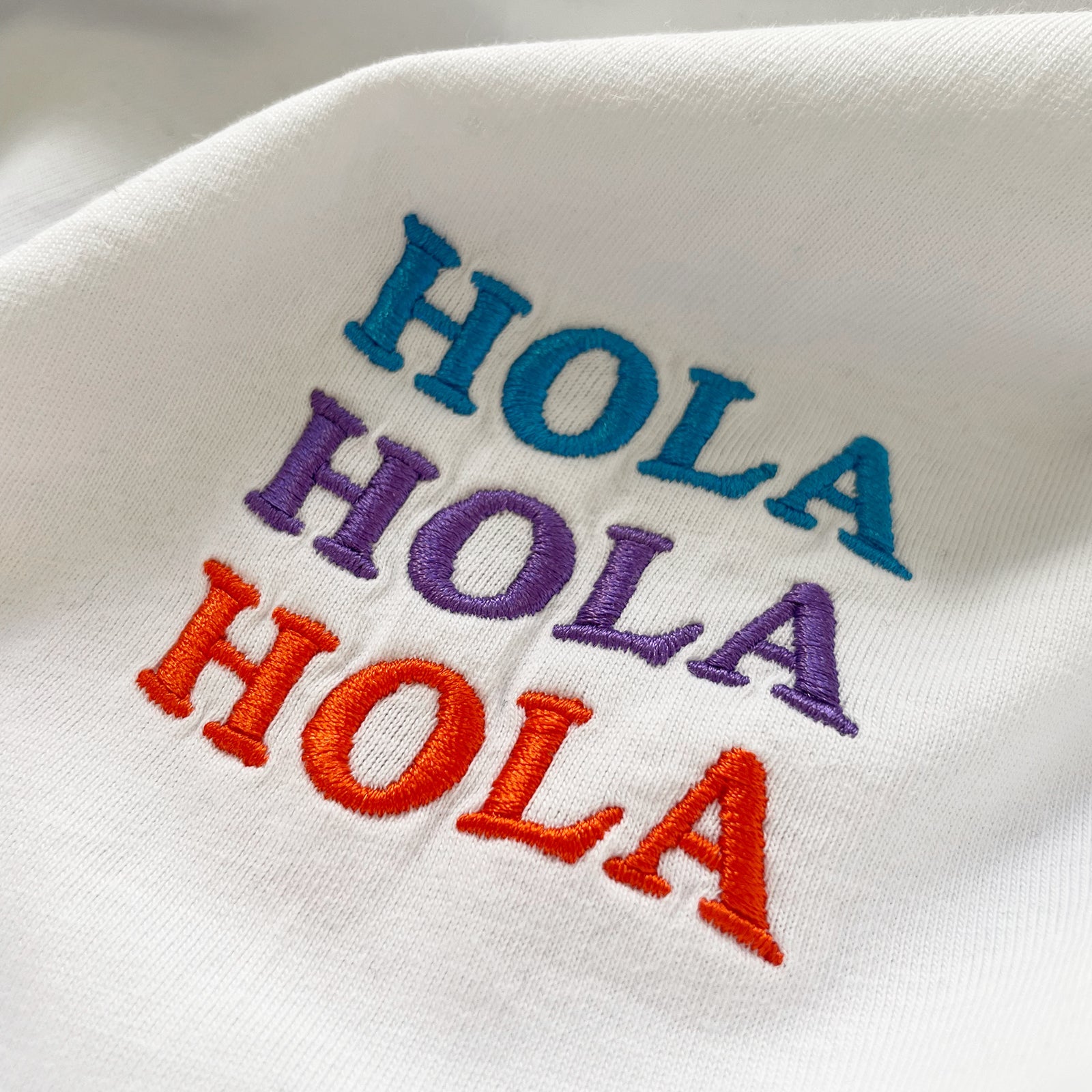 Organic T-Shirt HOLA Stick | unisex | Weiß – Studio Schön®